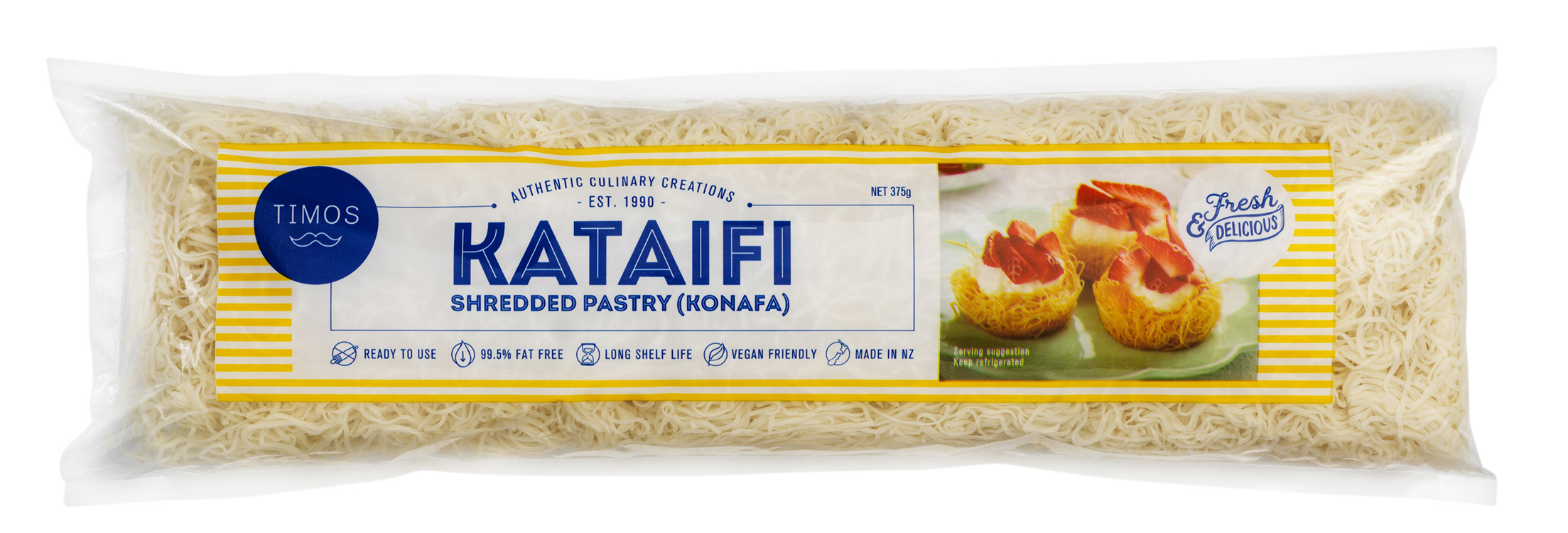 Kataifi Shredded Pastry X 375g 12 pkts/ctn | Lincoln Bakery
